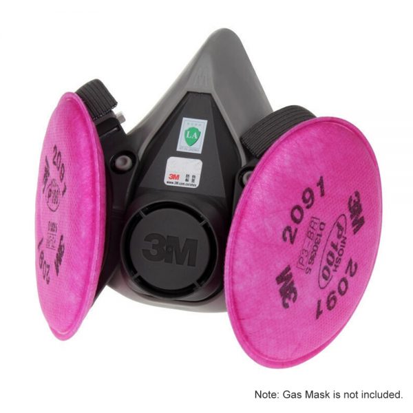 Filtro de Partículas 3M 2091 P100 de algodón para trabajos