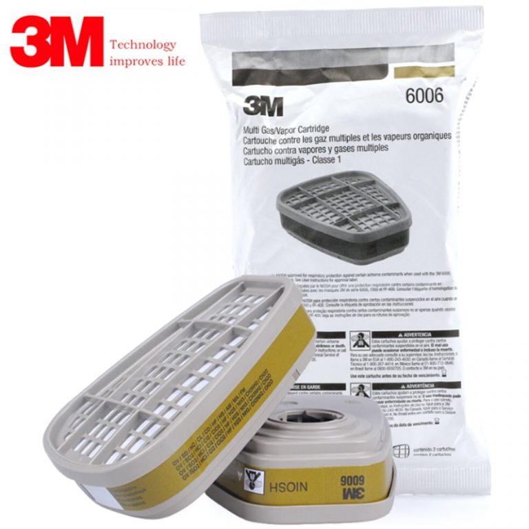 Cartuchos filtro 3M de 6001, 6002, 6003, 6006 para mascaras 6000, 7500 ...